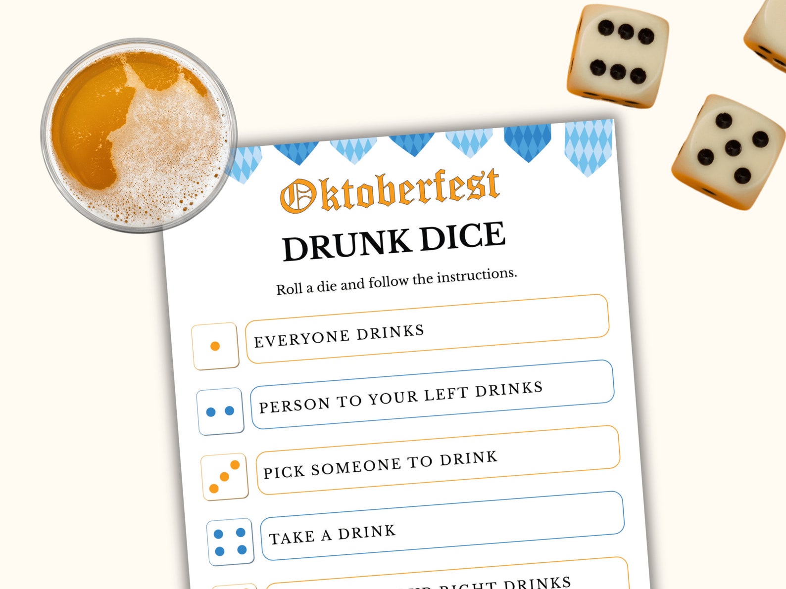 8 Oktoberfest Game Bundle - Printable Adult Oktoberfest Party Games ...