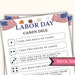 Labor Day Candy Dice Game - Labor Day Party Game for Kids & Adults ...