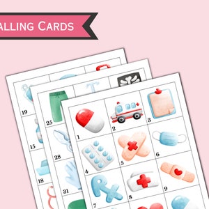 Printable Medical Bingo Games - Nurse Bingo Game, Nurse Appreciation ...