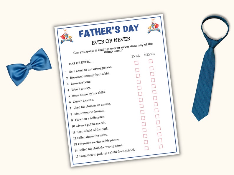 12 Printable Father's Day Games for Kids and Adults Family Games Night ...