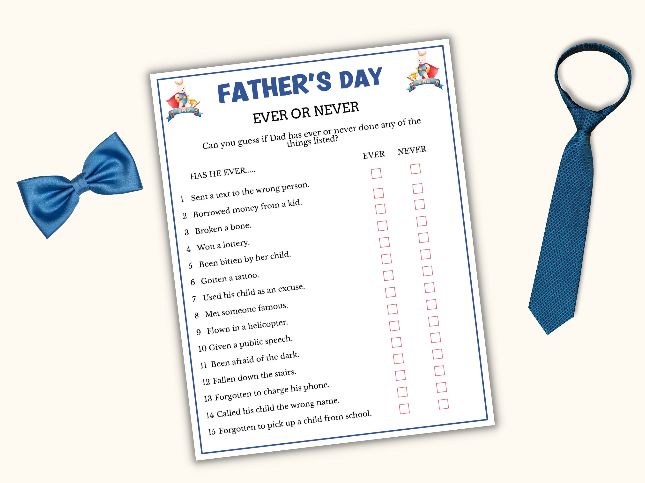 12 Printable Father's Day Games for Kids and Adults Family Games Night ...