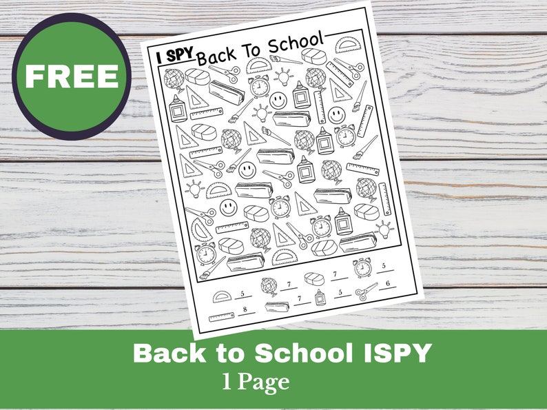 Back to School Printable Activity Worksheets for Kids - Games and ...