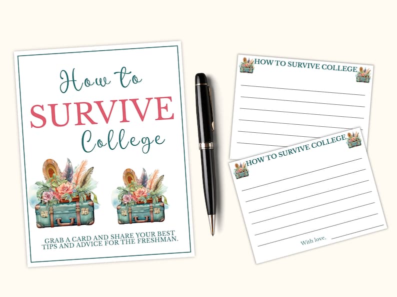 College Going Away Advice and Wishes Cards - Graduation Advice Cards ...