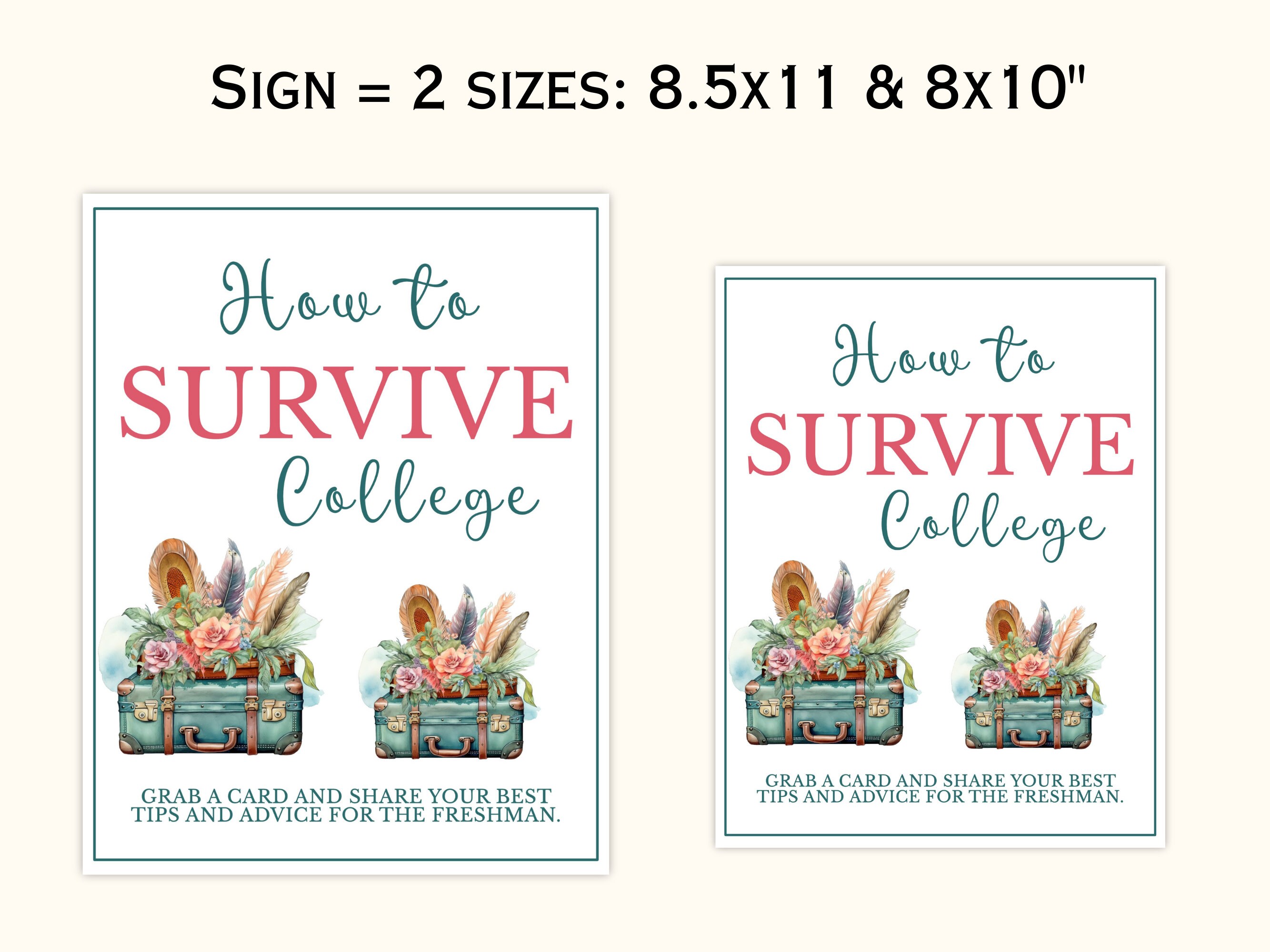 College Going Away Advice and Wishes Cards - Graduation Advice Cards ...