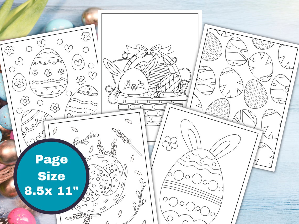 Easter Coloring Pages for Kids Printable Coloring Sheets for Easter ...