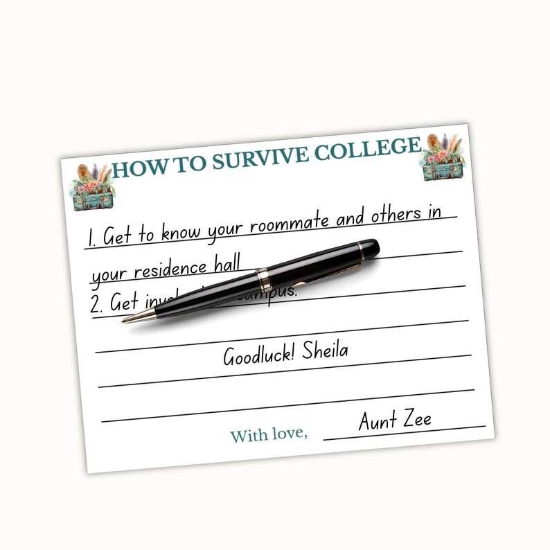 College Going Away Advice and Wishes Cards - Graduation Advice Cards ...