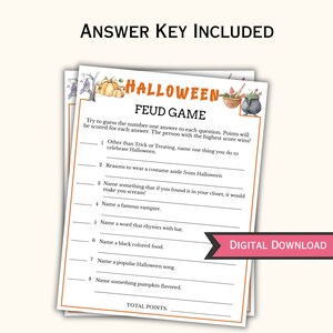 15 Halloween Party Game Bundle Printable for Kids and Adults ...