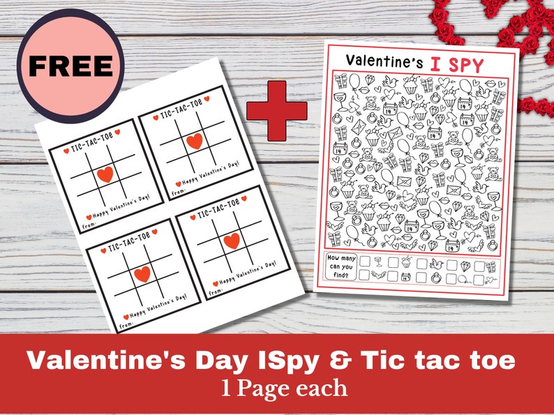 Valentine's Day Placemat for Kids - Printable Activity and Games for ...
