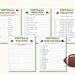 Football Game Bundle 15 Printable Football Party Games Pack Football ...
