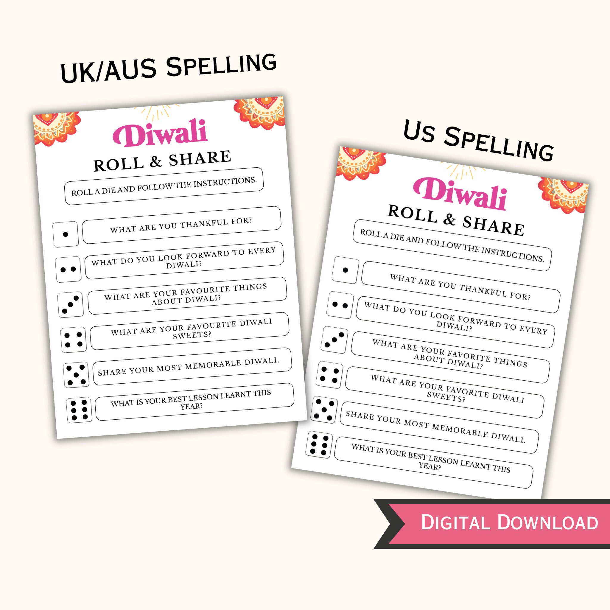15 Diwali Games Bundle - Printable Diwali Games for Kids, Teens ...