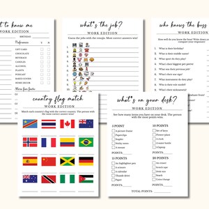 Work Party Games Bundle - 10 Printable Office Party Games for Team ...
