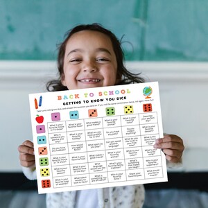 Back to School Dicebreaker - Classroom Icebreaker Activity - Roll ...