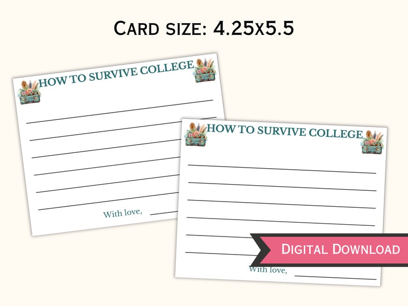 College Going Away Advice and Wishes Cards - Graduation Advice Cards ...