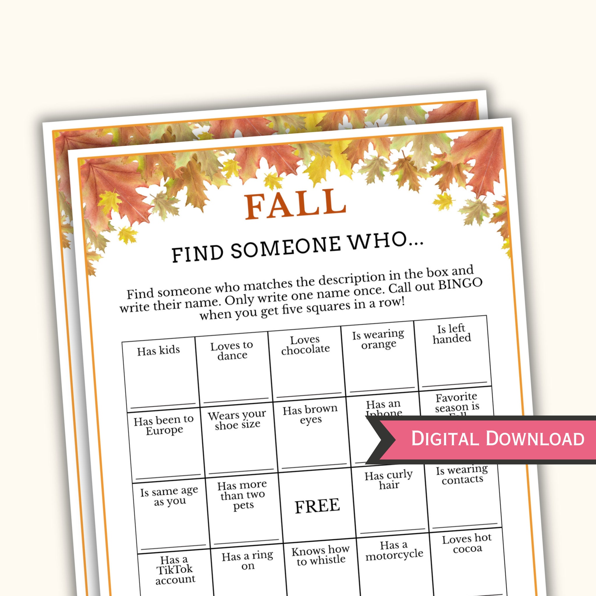 Nature's BINGO Card Patterns for Really Fun BINGO Games Bingo Cards 🦓 ...