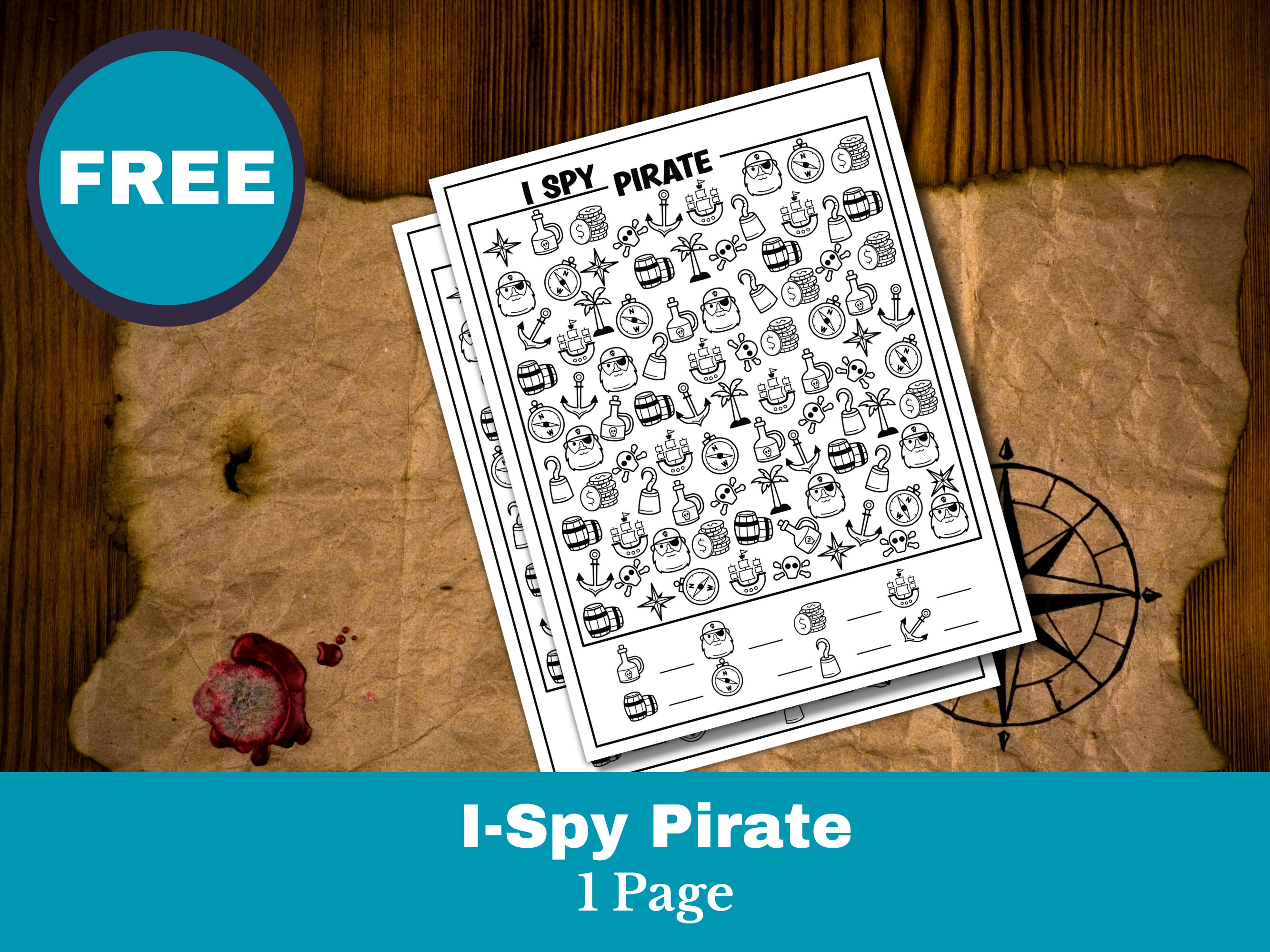 Printable Pirate Treasure Hunt Game for Kids Birthday Parties ...