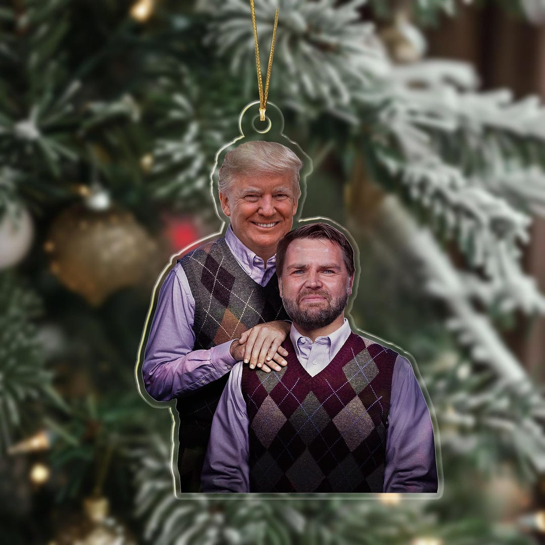 Trump Vance Brothers 2024 Ornament, Republican Ornament, Trump 2024 ...