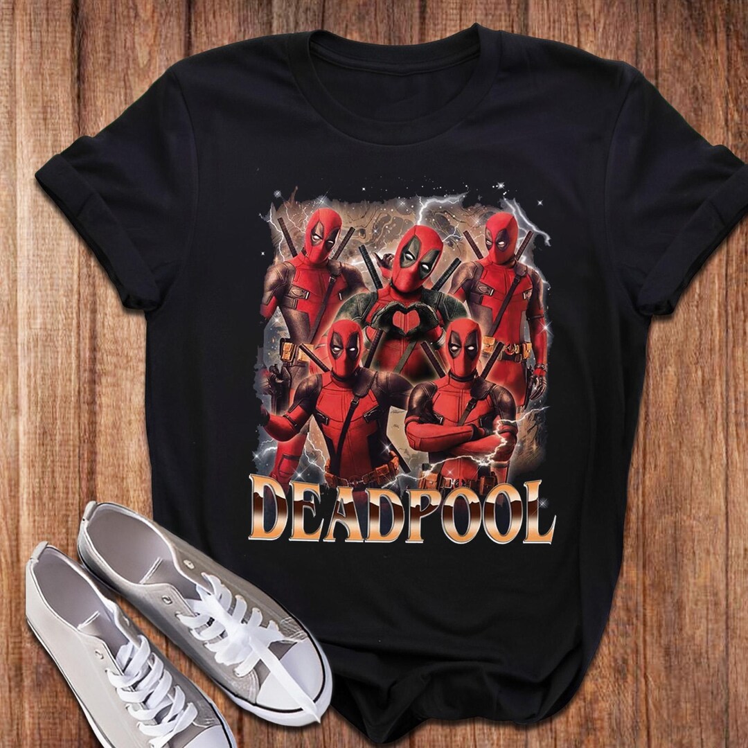 Deadpool 3 Shirt, Retro 90s Deadpool Shirt, Deadpool Movie Homage T ...