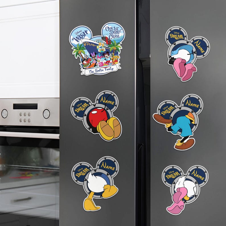 Personalized Disney Mickey and Friends Porthole Magnet, Mickey ...