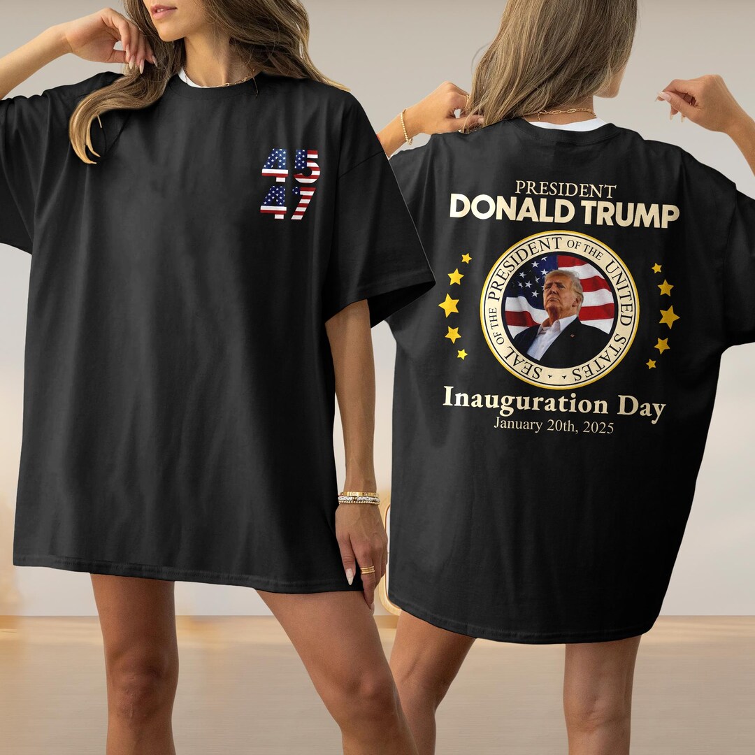 President Donald Trump Inauguration Day Sweatshirt, Trump President ...