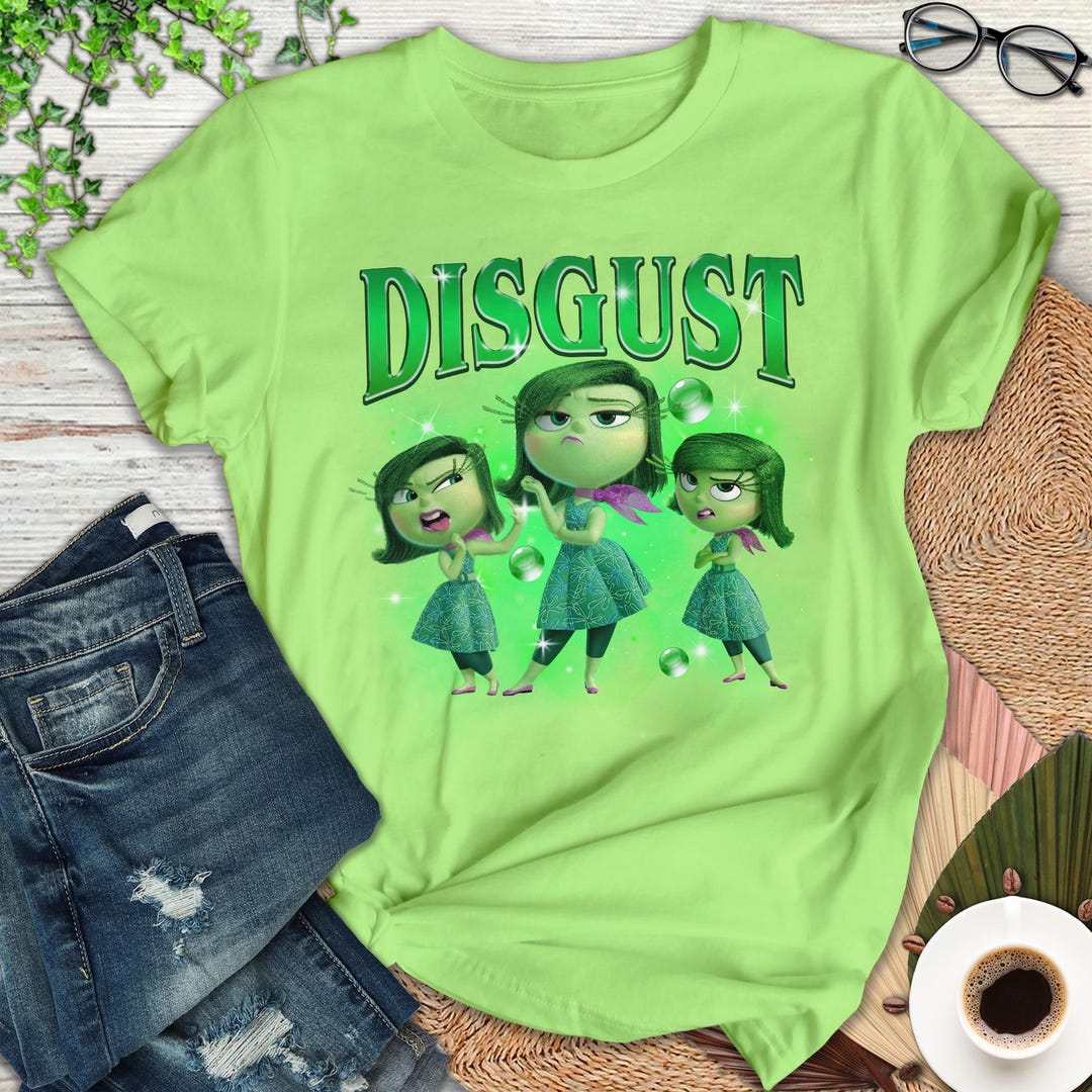 Disgust Inside Out Shirt, Inside Out Emotion Character T-shirt, It's ...