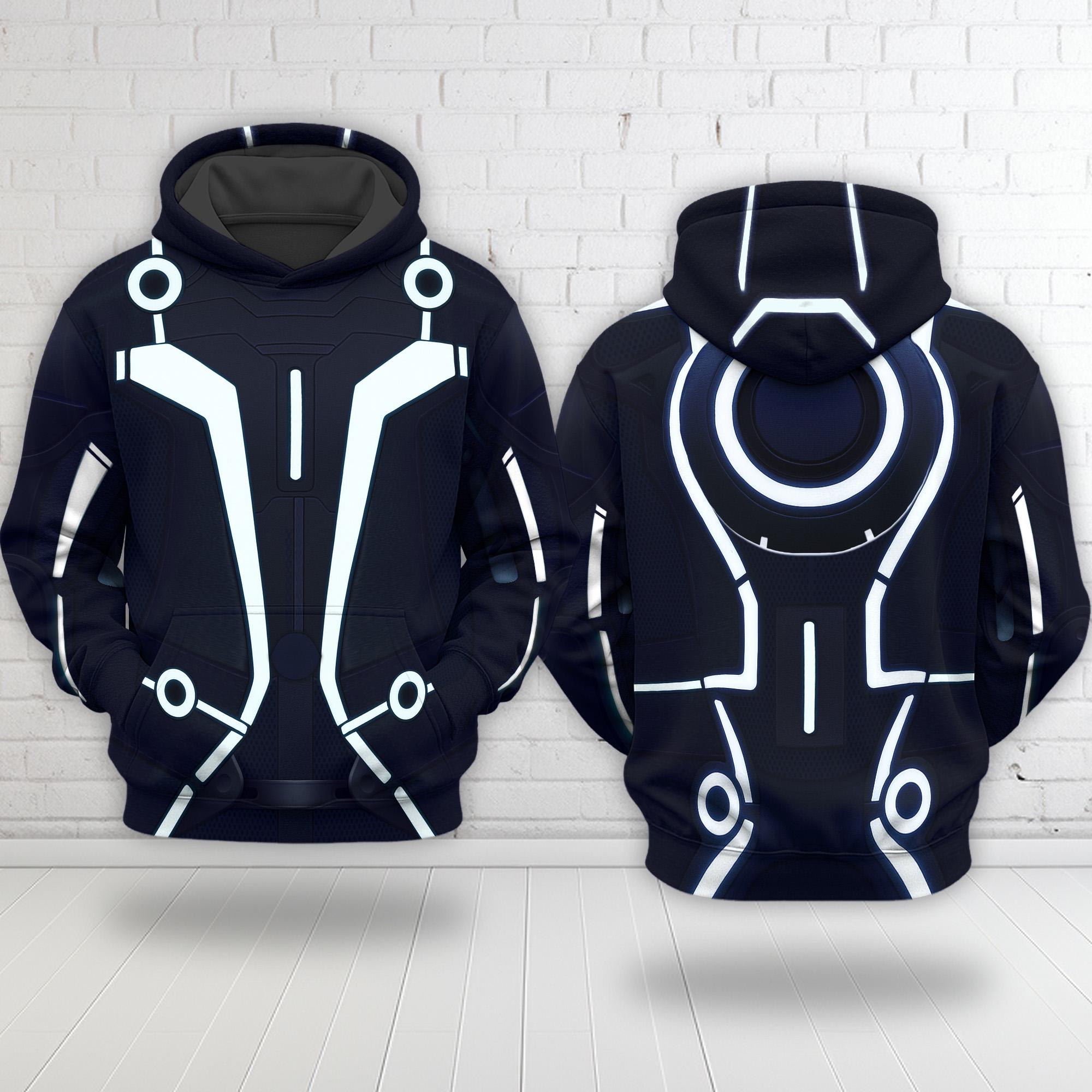 Tron Legacy Wdw Cosplay Halloween Hoodie, Tron Legacy Magic Kingdom ...