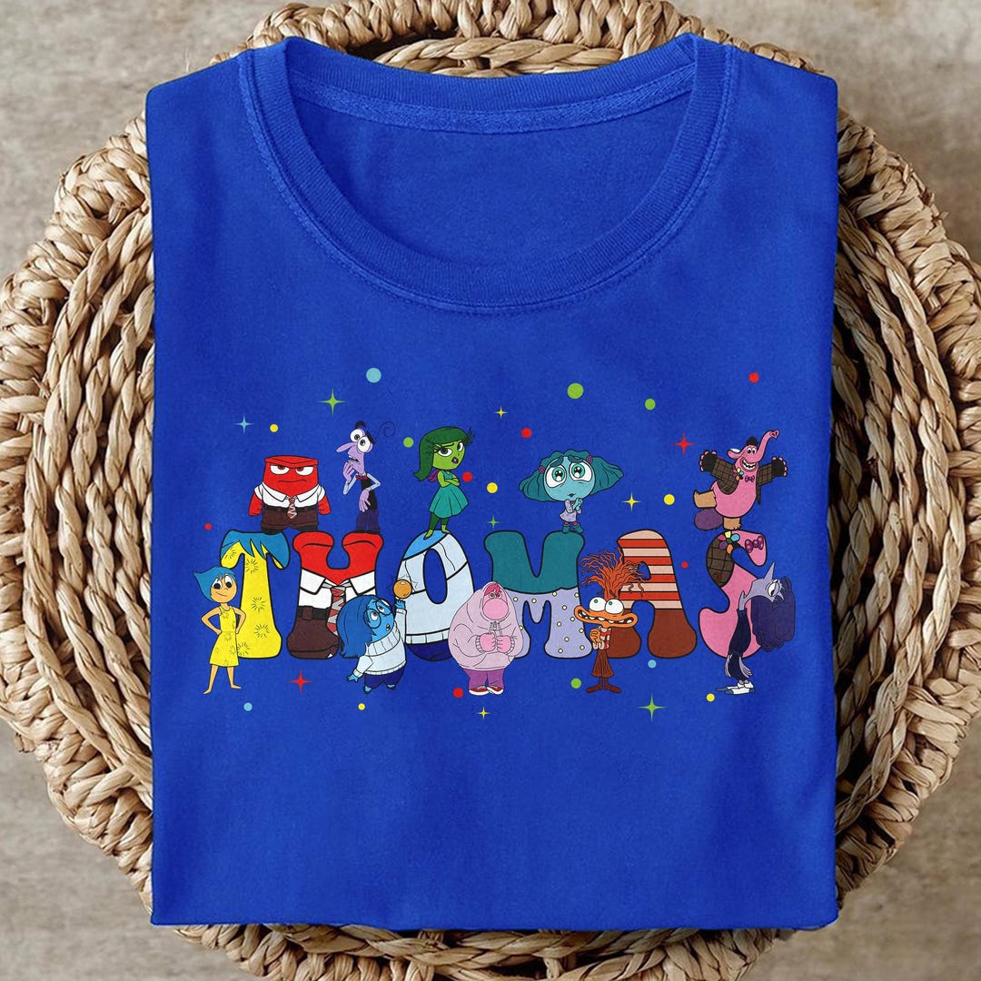 Personalized Inside Out 2 Characters Theme Shirt for Family, Inside Out ...