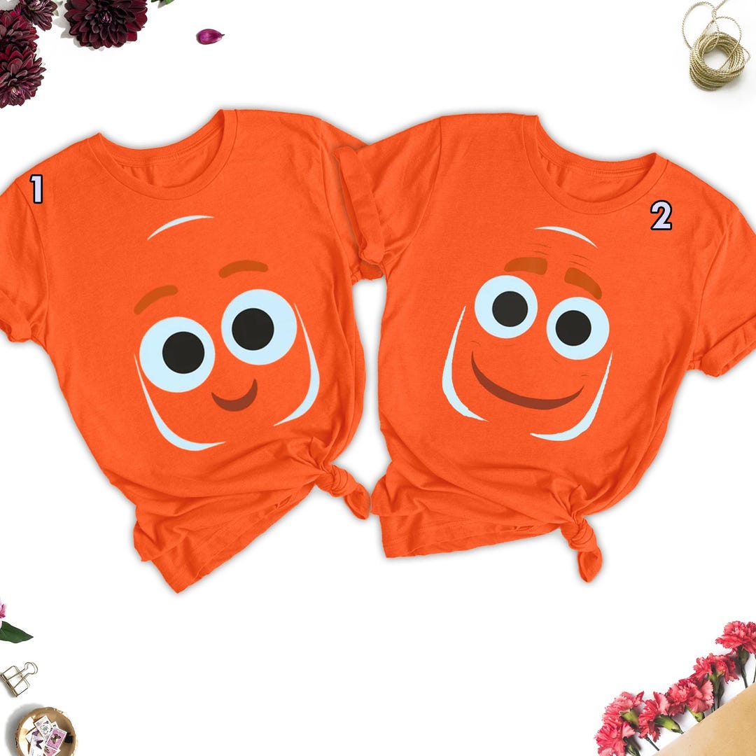 Finding Nemo Movie Character Halloween Costume Shirt, Funny Nemo ...