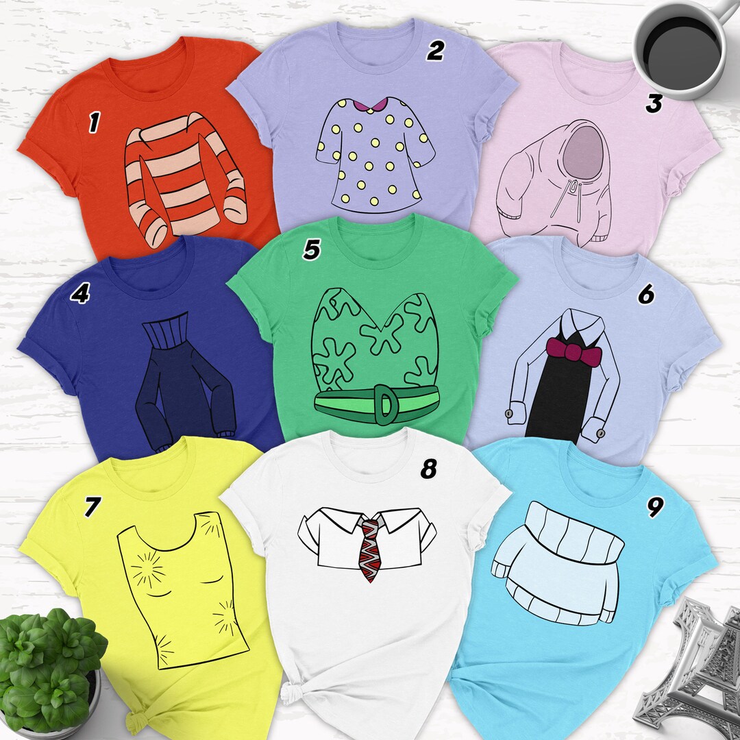 All Inside Out 2 Characters Clothes Costume, Inside Out Halloween ...