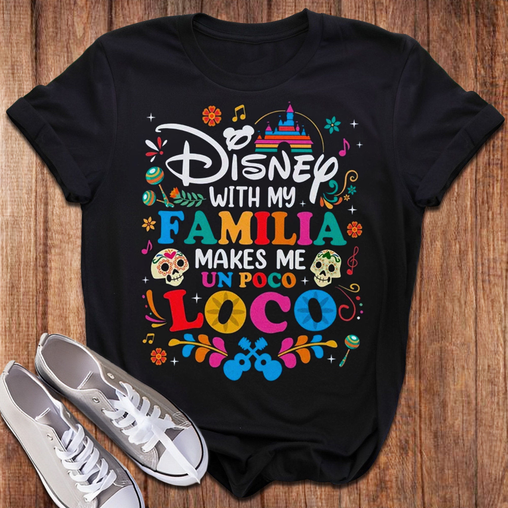 Trip With Familia Makes Me Un Poco Loco Shirt, Animated Movie T-shirt ...