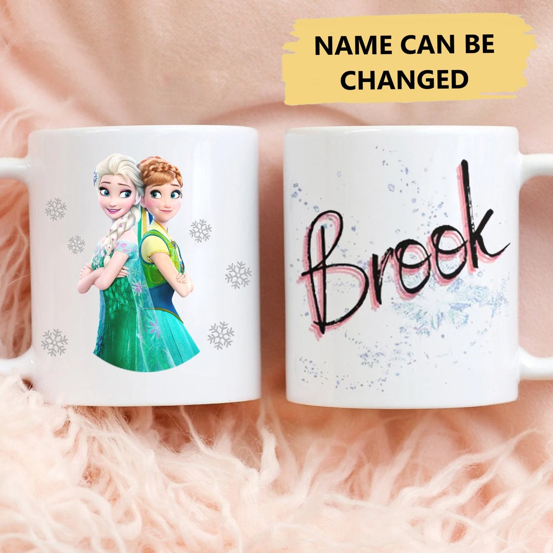 Personalized Ice Princess Sister Mug, Cute Princess Bestie Cup Matching ...