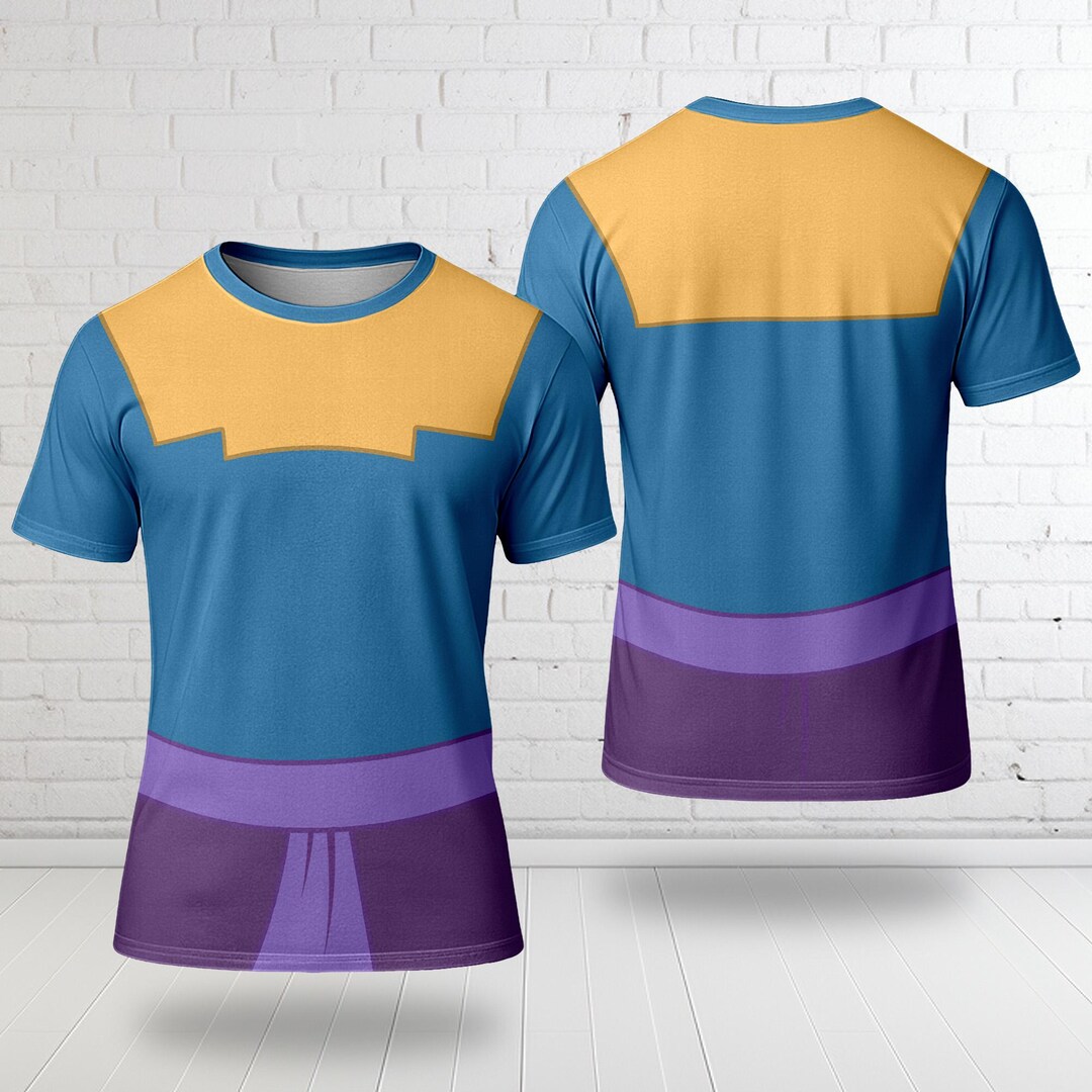 The Emperor New Groove Costume T-shirt, Kronk Halloween Cosplay Tee ...