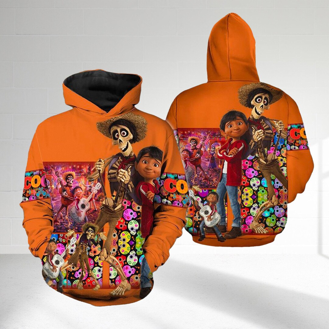 Coco Family Movie Shirt, Hector Miguel Musical Adventure All Over Print ...