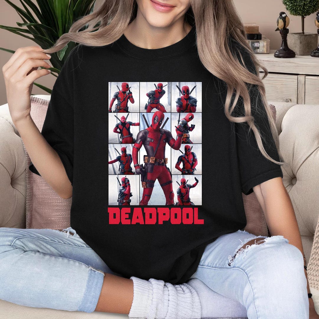 Funny Deadpool Shirt, Deadpool 3 Movie Homage Shirt, Deadpool and ...