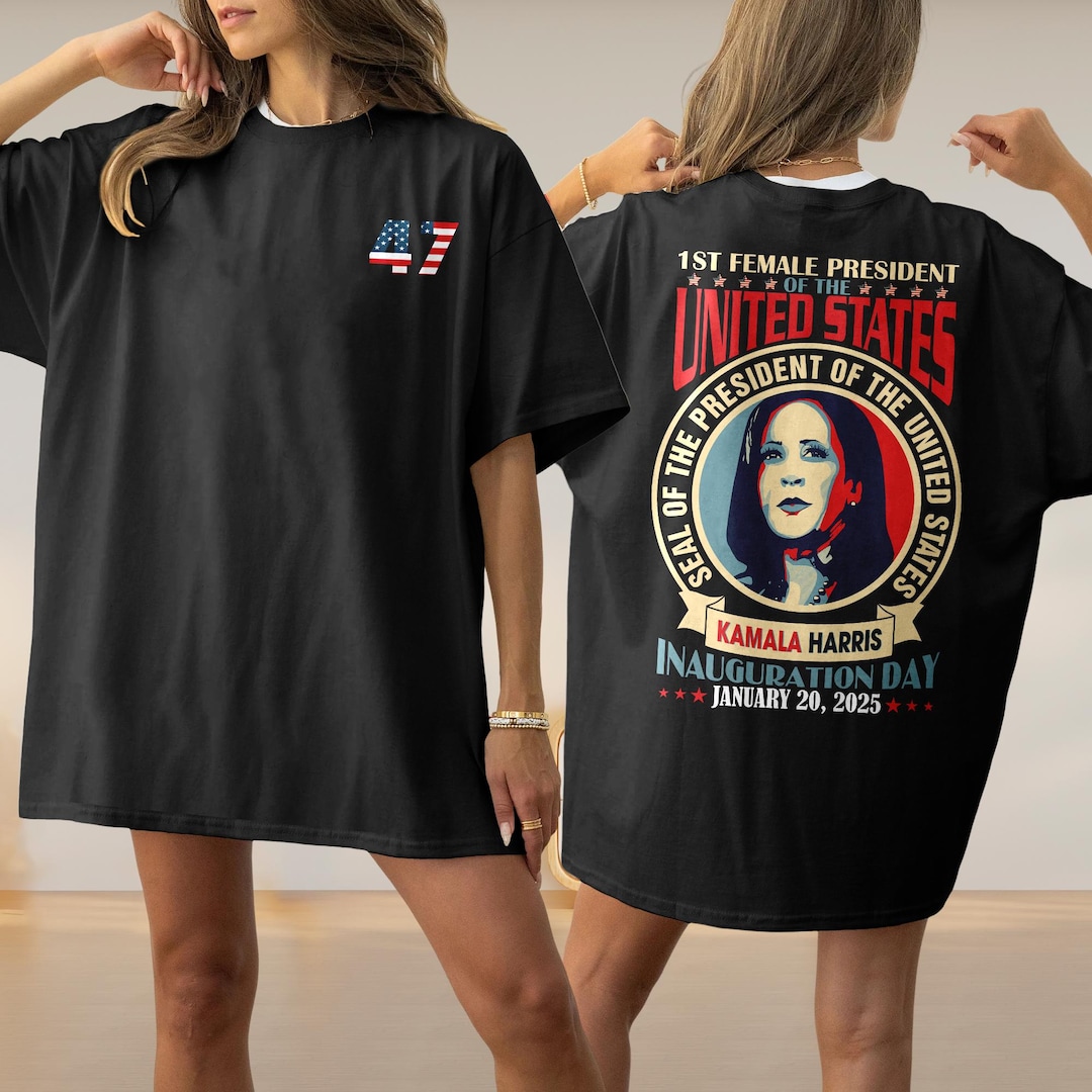Retro Kamala Harris President Inauguration Day Shirt, American First ...