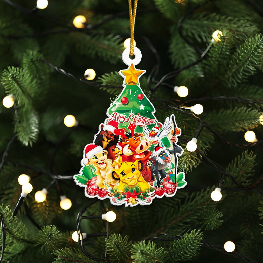 The Lion Merry Christmas Ornament Lion Family Customized 2023 - Etsy
