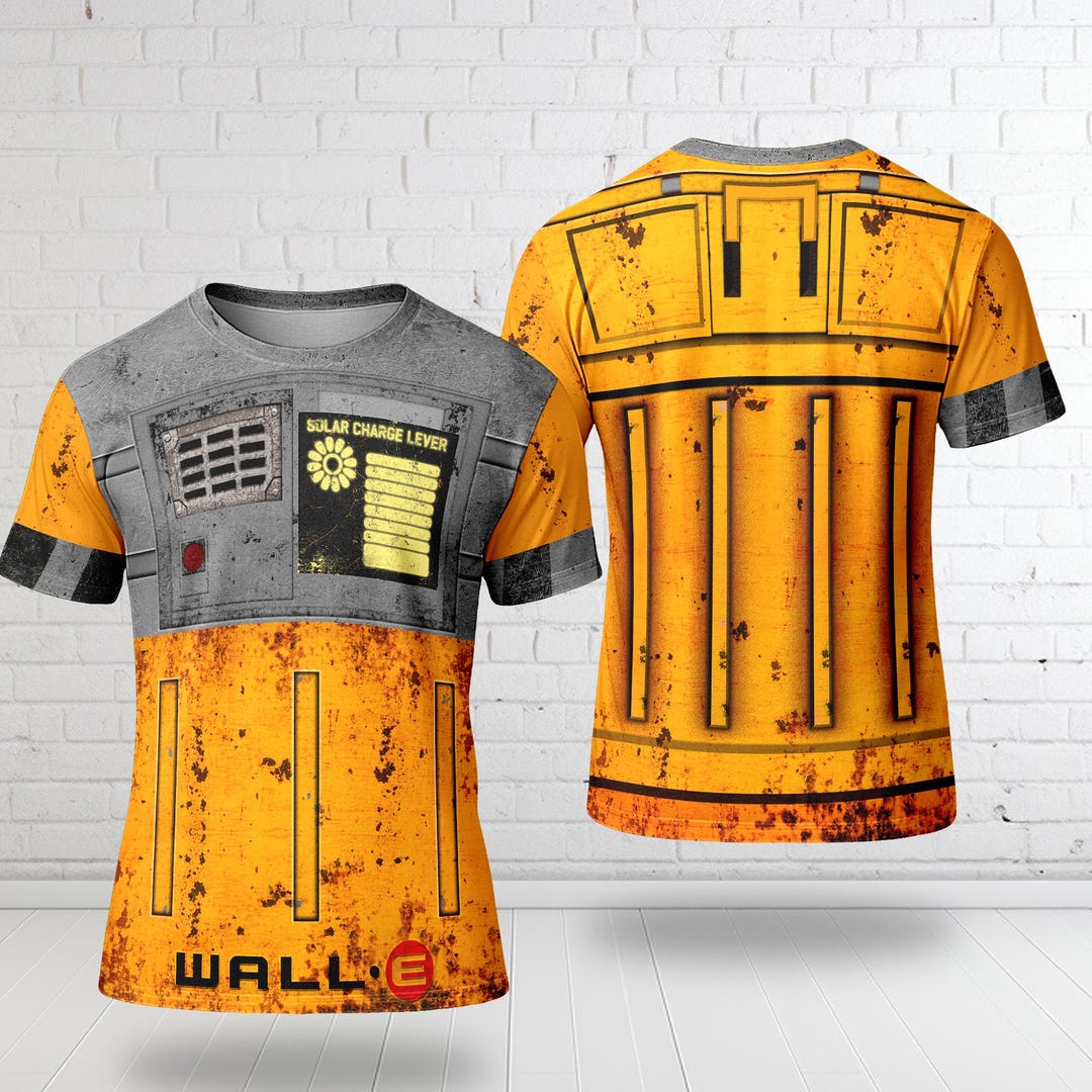 Wall-e Fictional Galaxy Robot 3D Shirt, Halloween Costume for Family ...