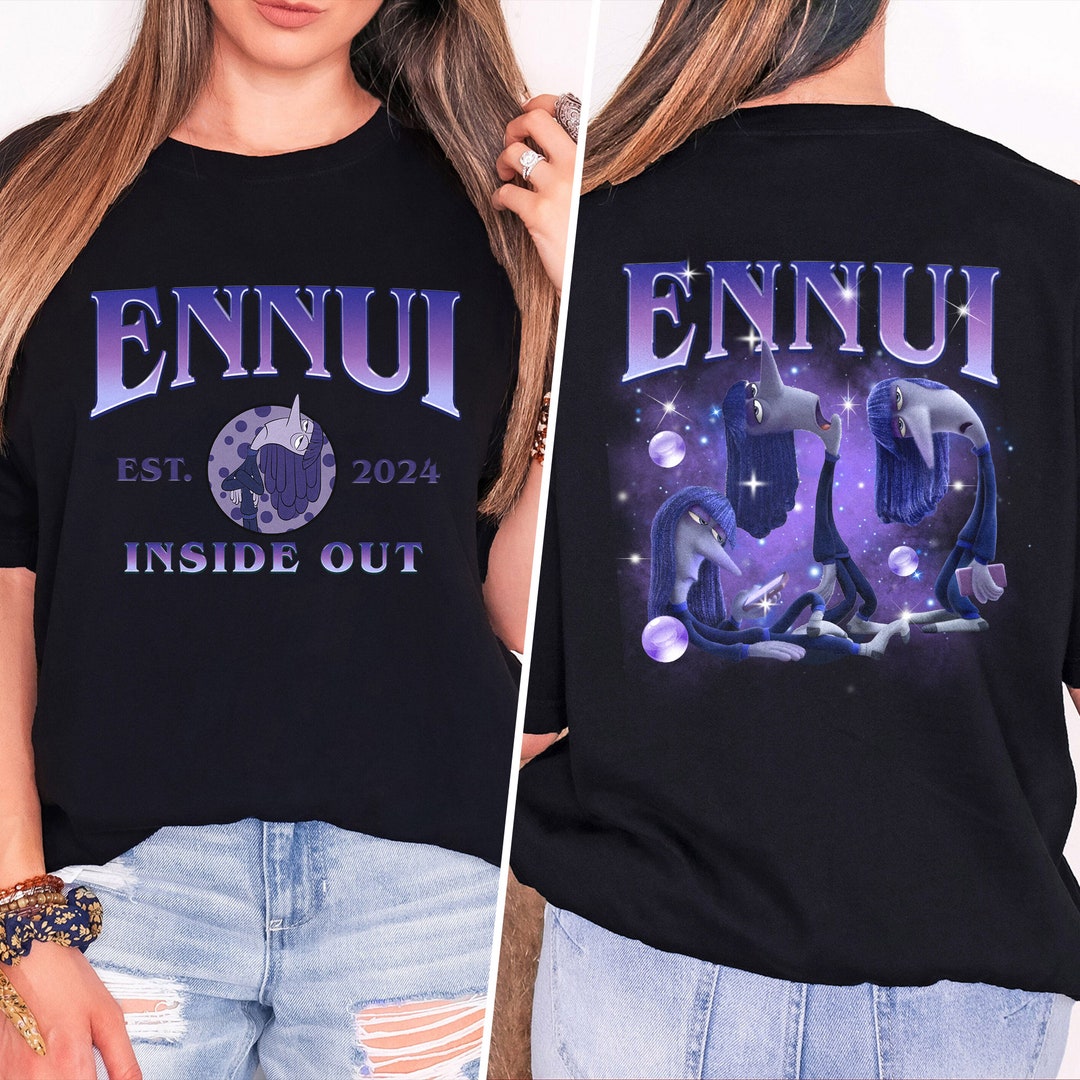 Ennui Inside Out 2 Character Shirt, Inside Out Double Side Full ...