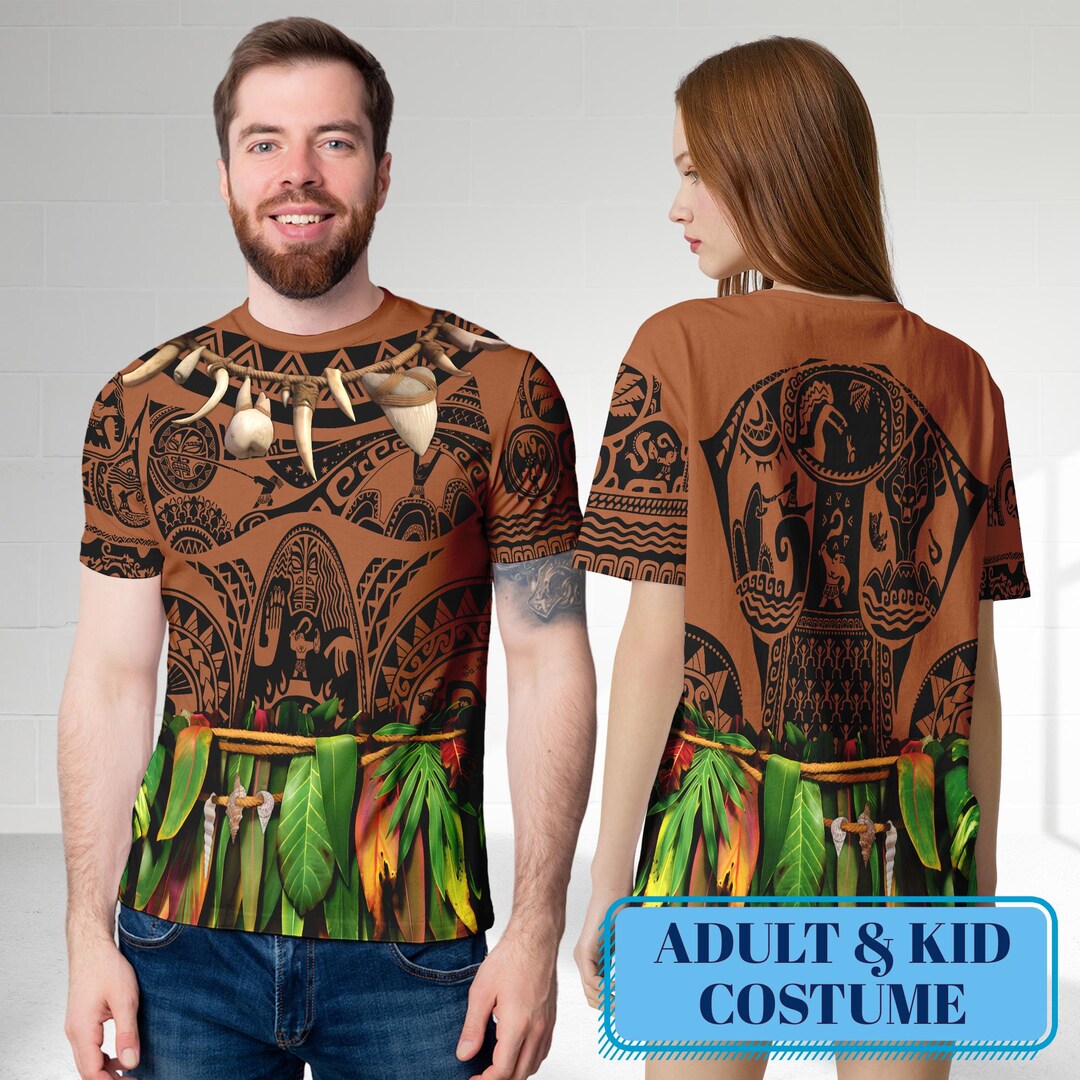 Tattoo Native Dad 3D Shirt, Native Men Costume, Tattoo Cosplay, Father ...