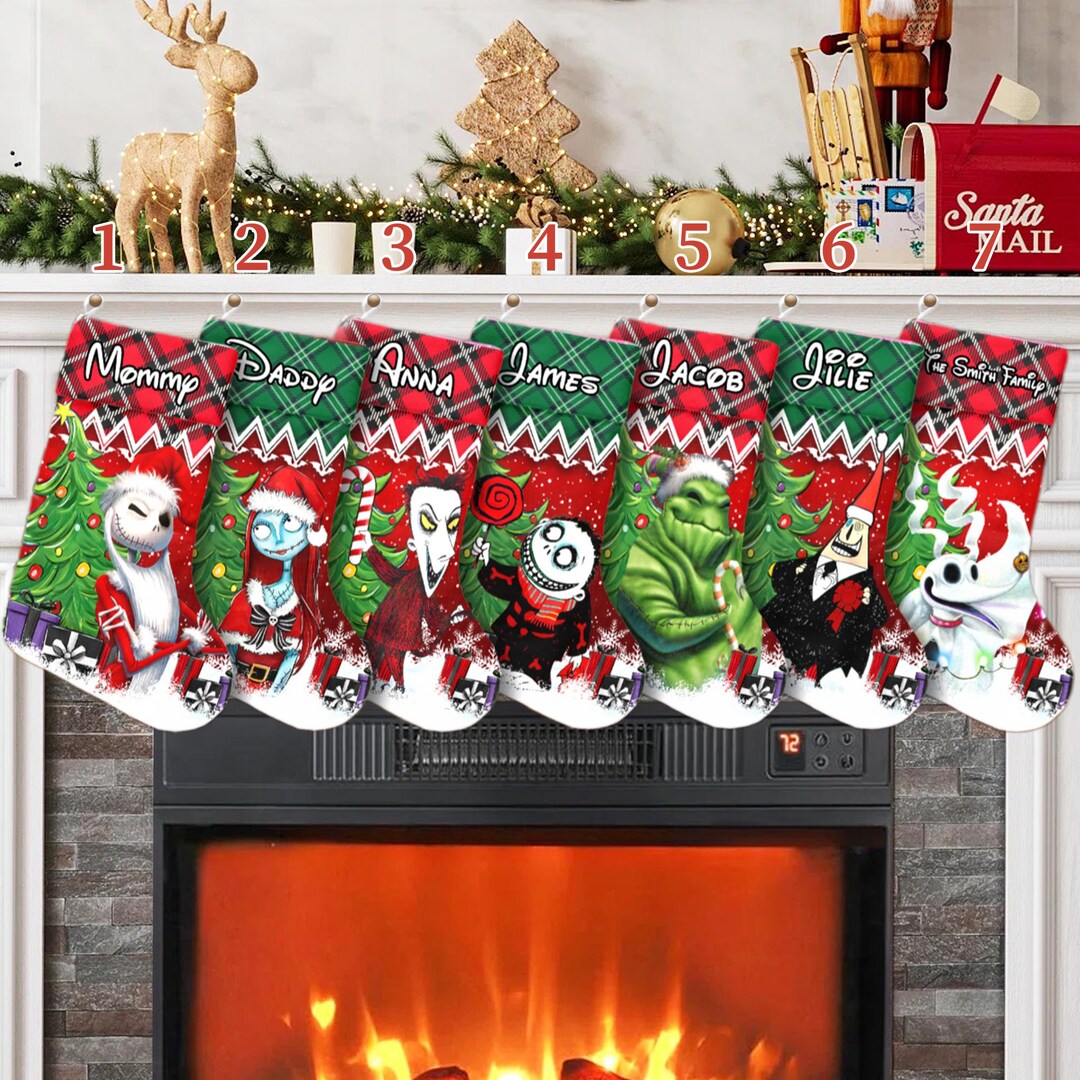 Ghost Horror Xmas Stocking, the Nightmare Before Christmas Stockings ...