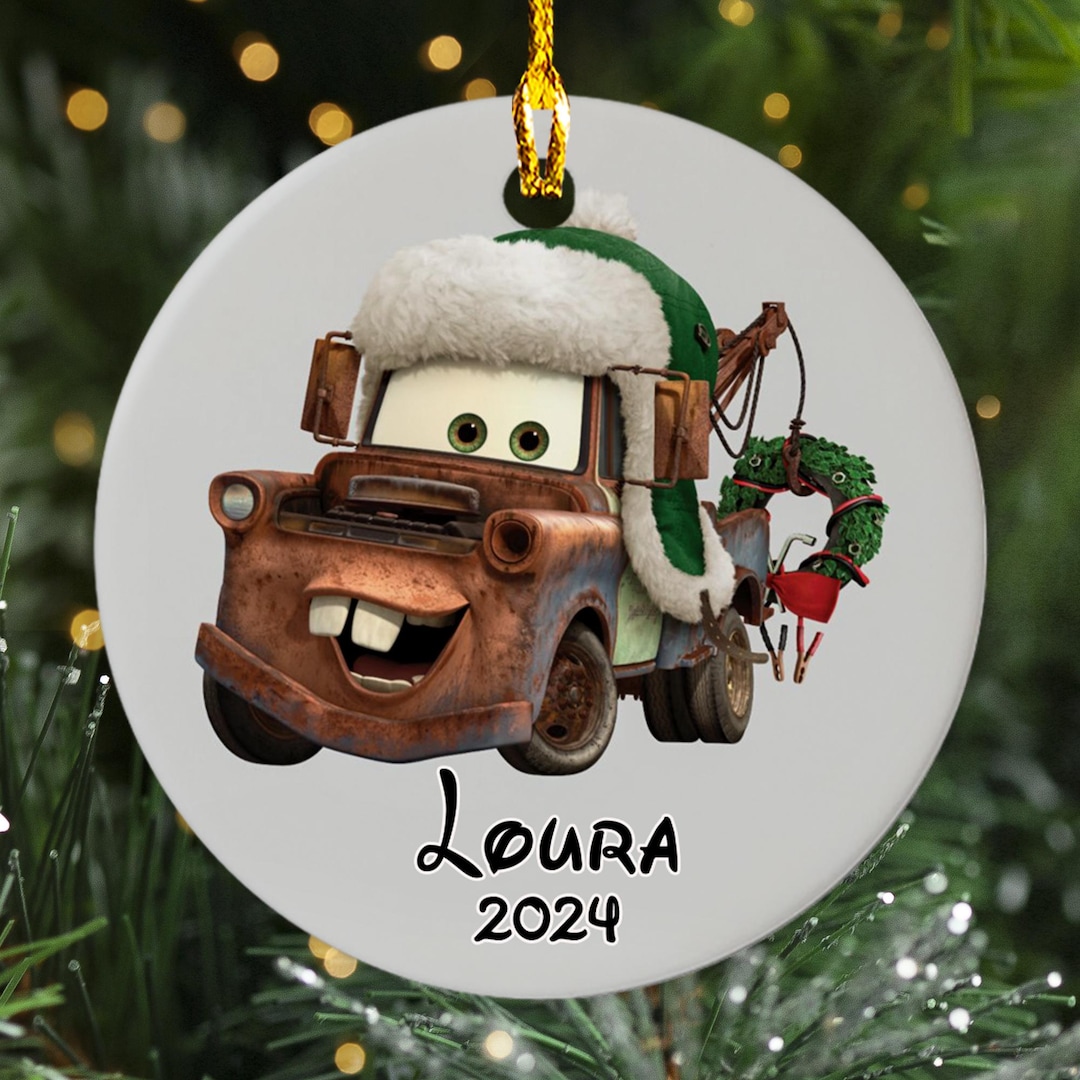 Personalized Racing Car Christmas Ornament, Customized 2024 Christmas ...