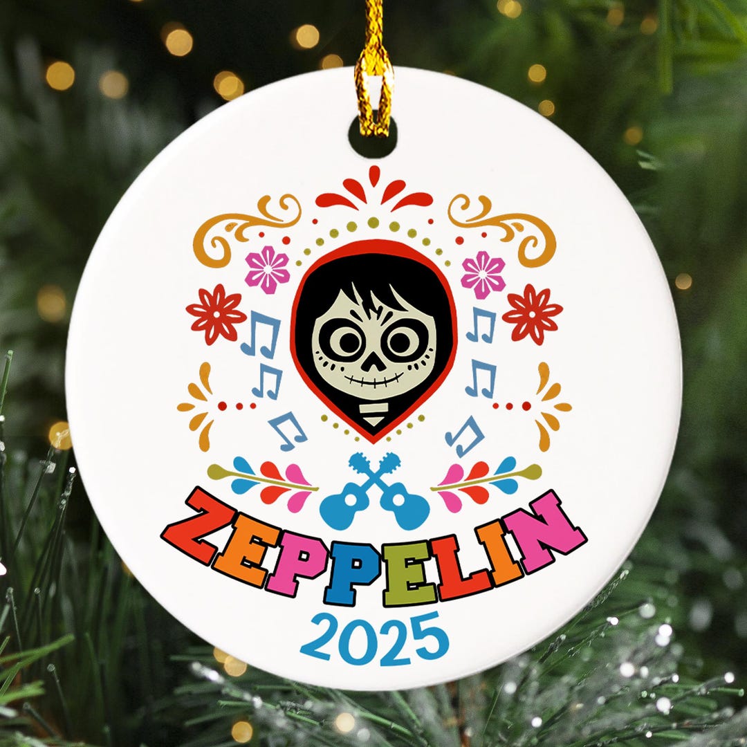 Personalized Disney Miguel Coco Christmas Ornament, Mexican Family ...