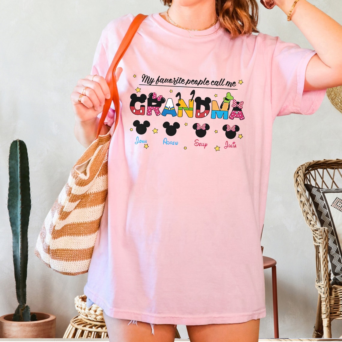 Mickey Minnie Grandma Tshirt, My Favorite People Call Me Grandma ...
