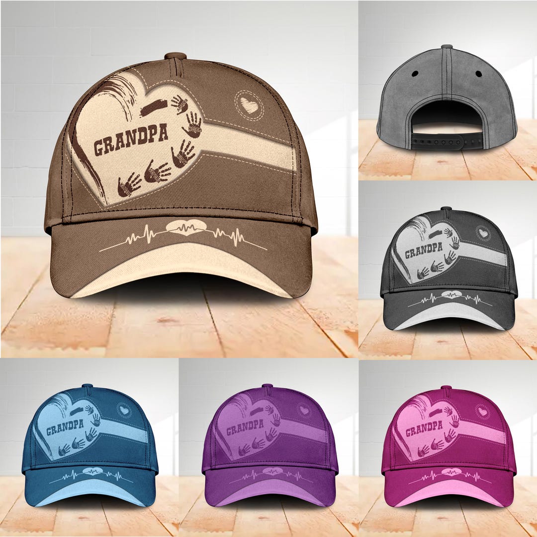 Personalized Grandpa Dad Kids Classic Cap, Father's Day Gift for Him ...