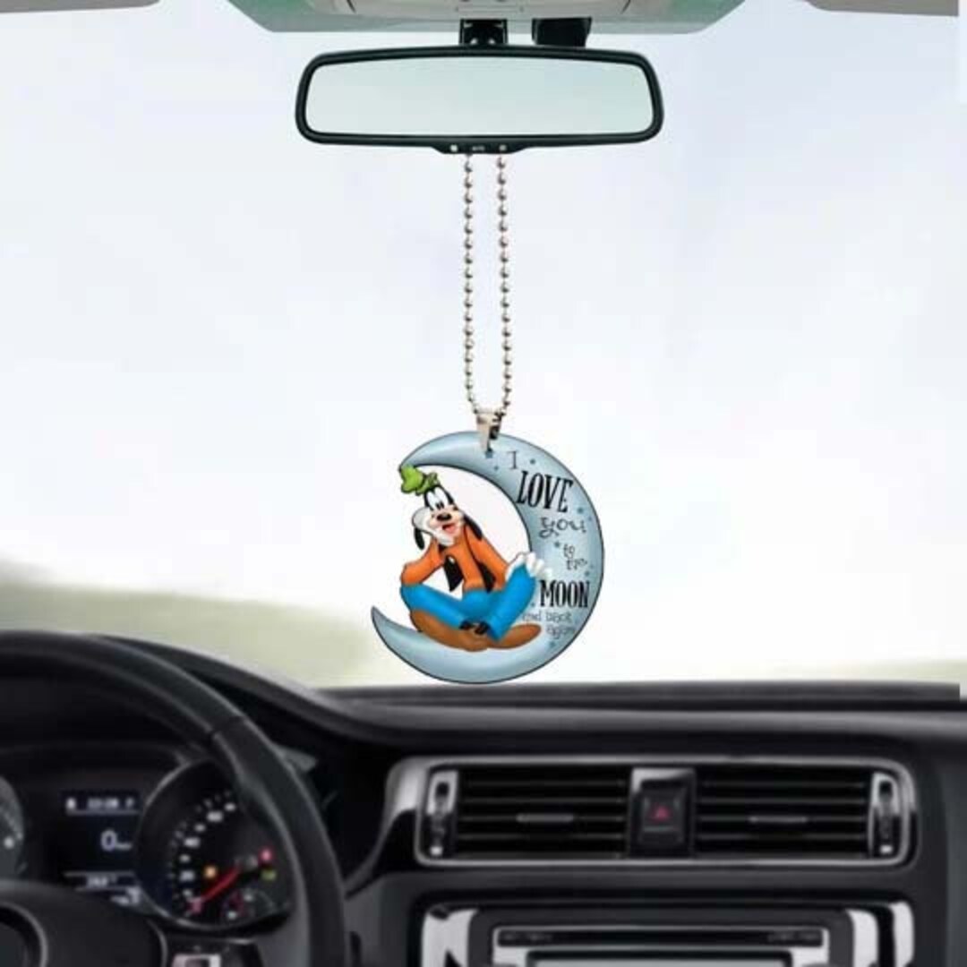 Funny Goofy Cartoon Movie Character Car Ornament, Goofy Car Hanger ...
