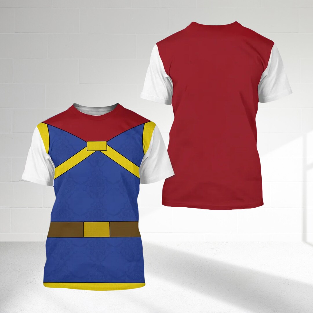 The Snow White Prince Costume T-shirt, Prince Florian Cosplay Costume ...