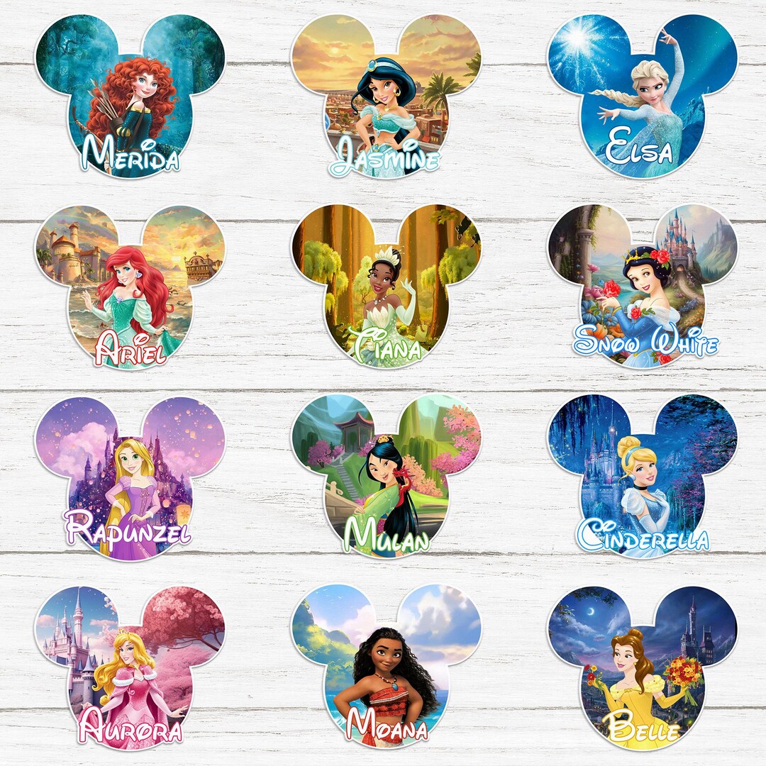 Custom Name Disney Princess Cruise Door Magnet, Personalized WDW ...