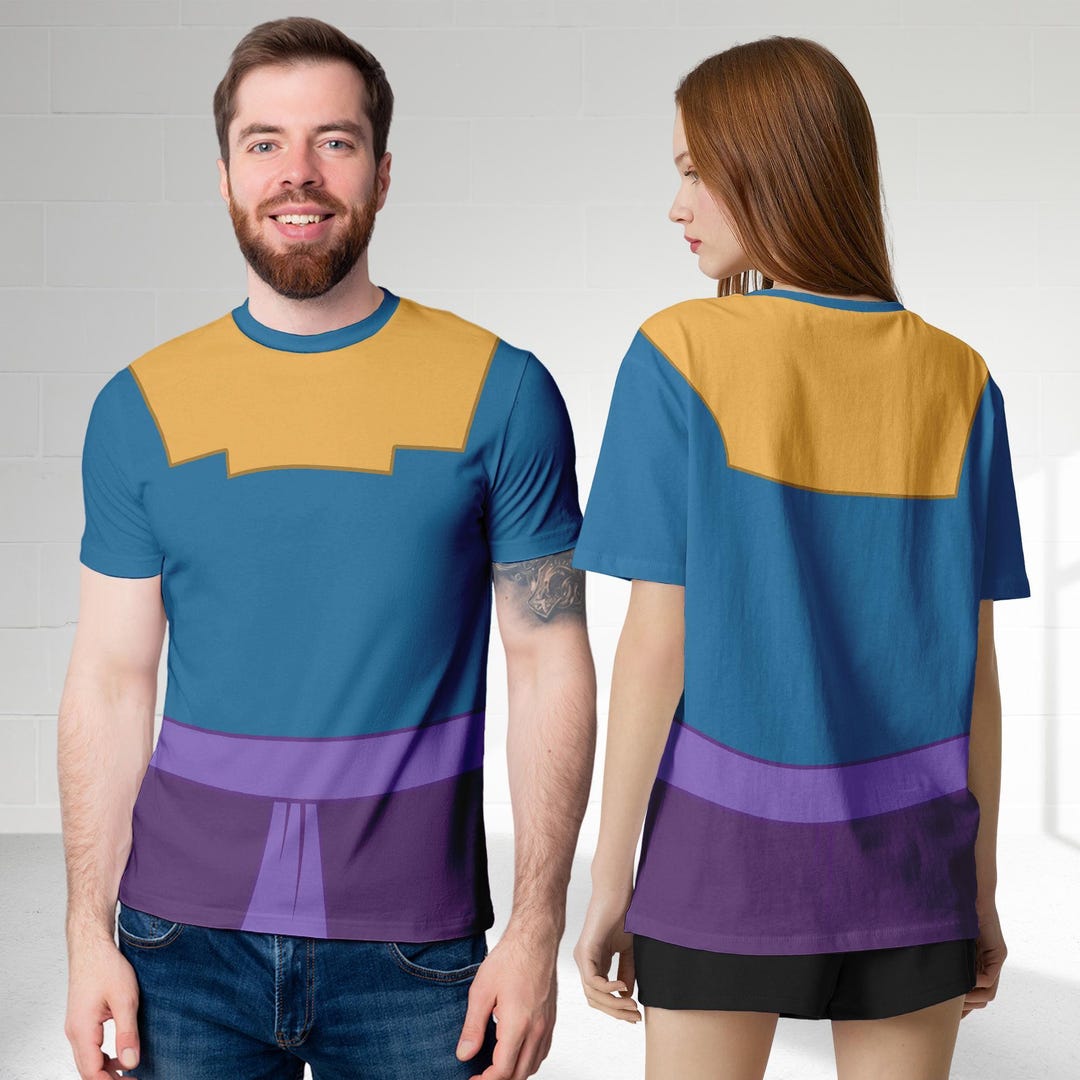 The Emperor New Groove Costume T-shirt, Kronk Halloween Cosplay Tee ...