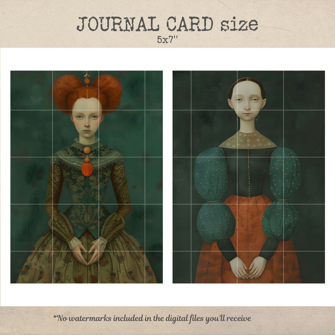 Renaissance Reverie, Renaissance Oil Painting Digital Art, Junk Journal ...