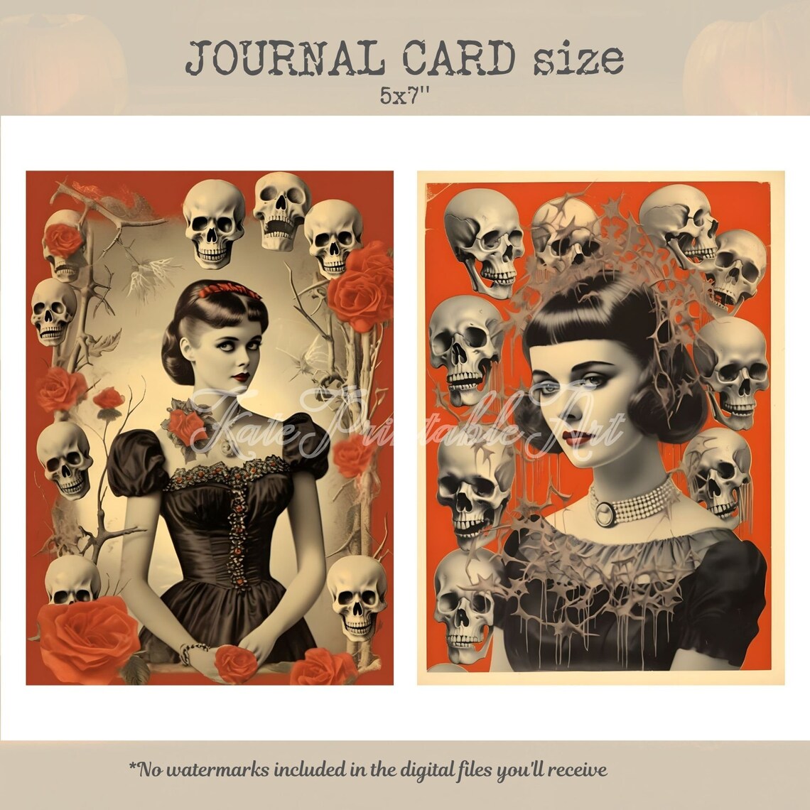 Vintage Halloween Postcards Spooky Halloween Junk Journal - Etsy