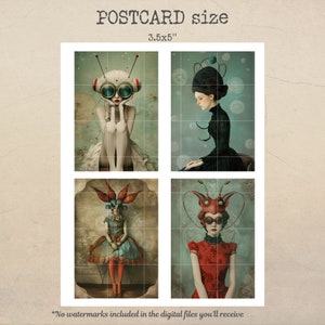 Alien Chic, Futuristic Junk Journal Kit, Printable Collage Supplies ...